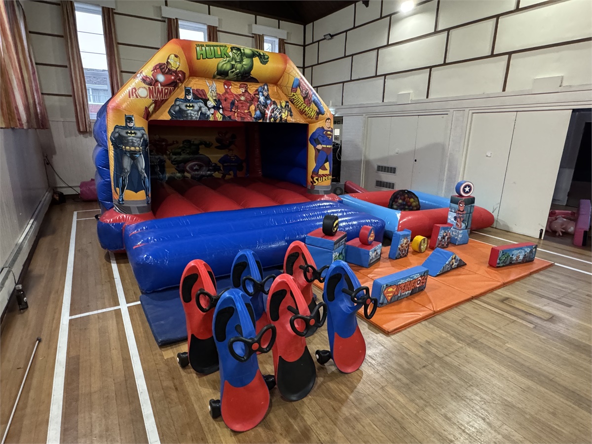Superhero/ Avengers Package with Softplay & Ball pit